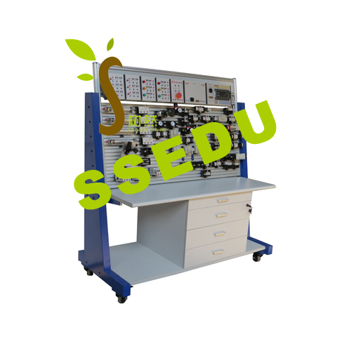 PLC Hydraulic Pneumatic Training Workbench, Didactic Equipment